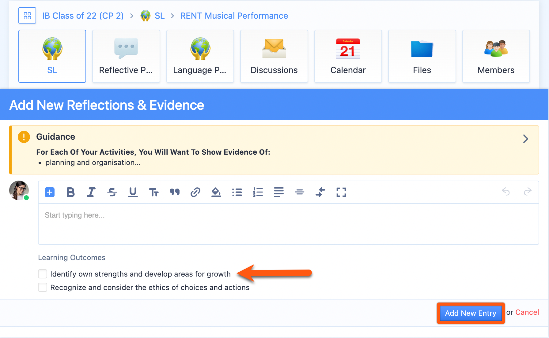 Working on Service Learning (SL) Questions, Reflection & Evidence ...