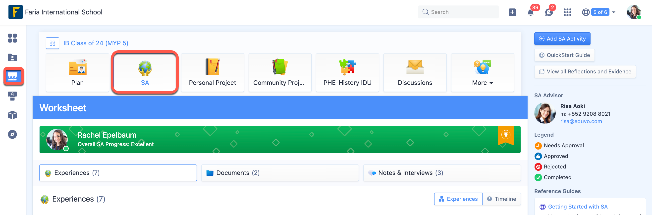 Analysing Your Service As Action SA Activities Progress ManageBac