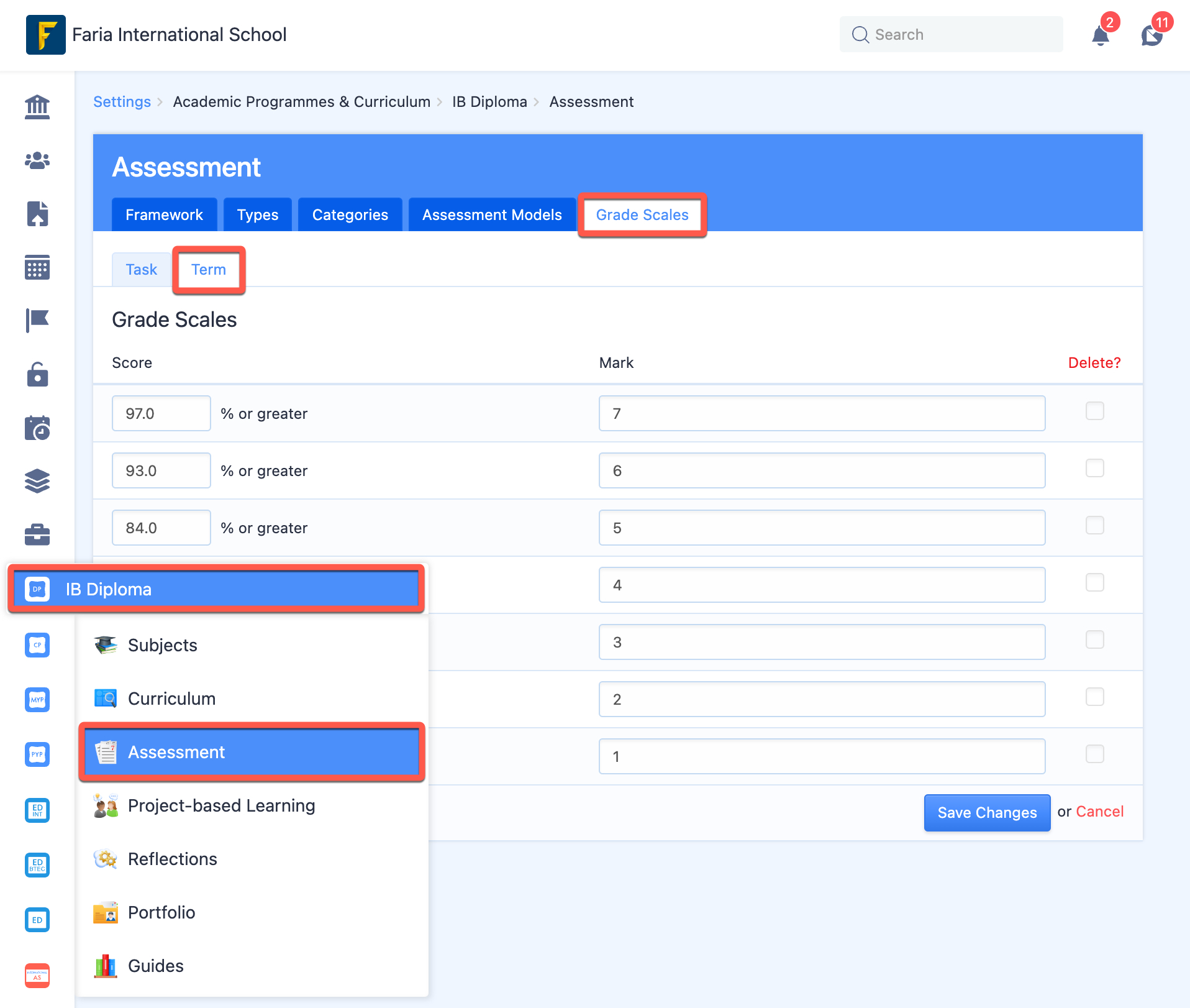 Configuring Gradebook Calculation Options & Assessment Models – ManageBac