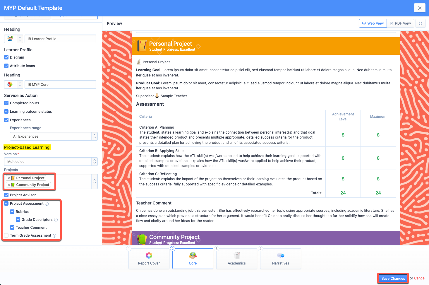 Reviewing Personal Project (PP) & Community Project (CP) Progress ...