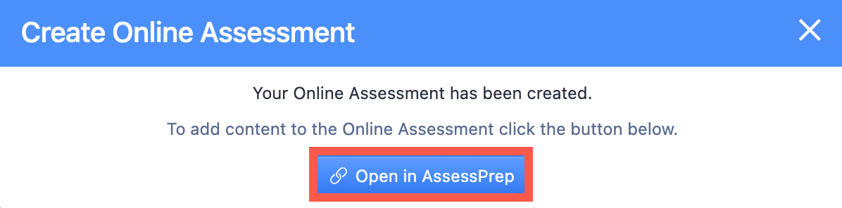 Creating an AssessPrep Online Assessment using a ManageBac Task – ManageBac
