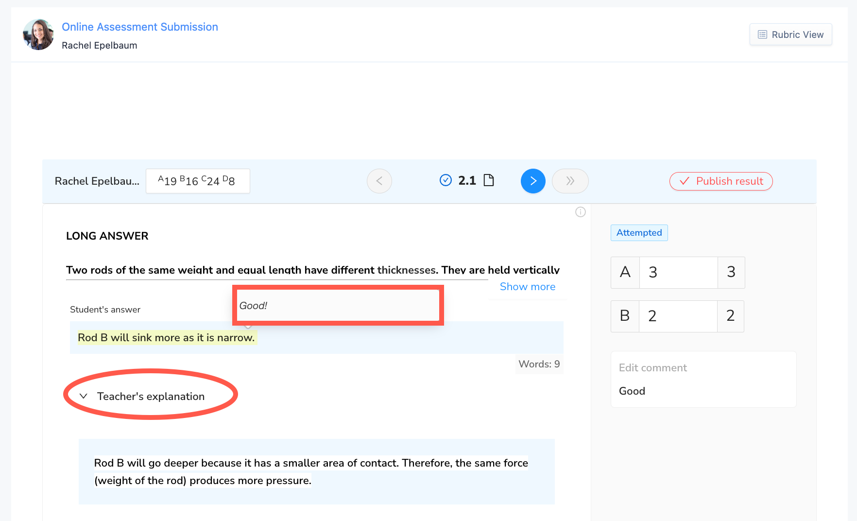 Grading an AssessPrep Online Assessment via the ManageBac Gradebook ...