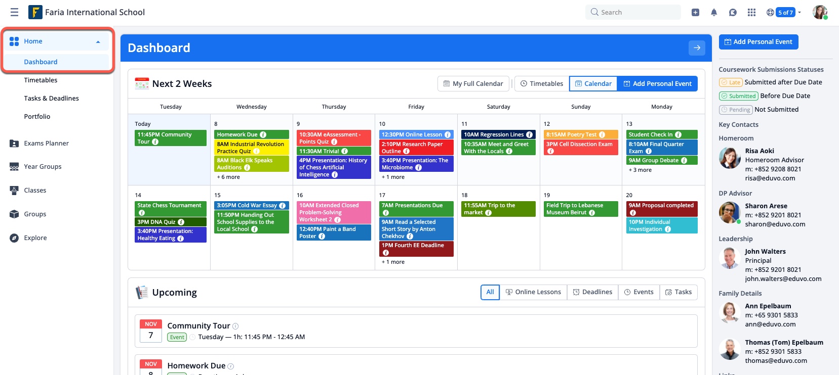 Navigating ManageBac+ as a Student – ManageBac+ Help Centre