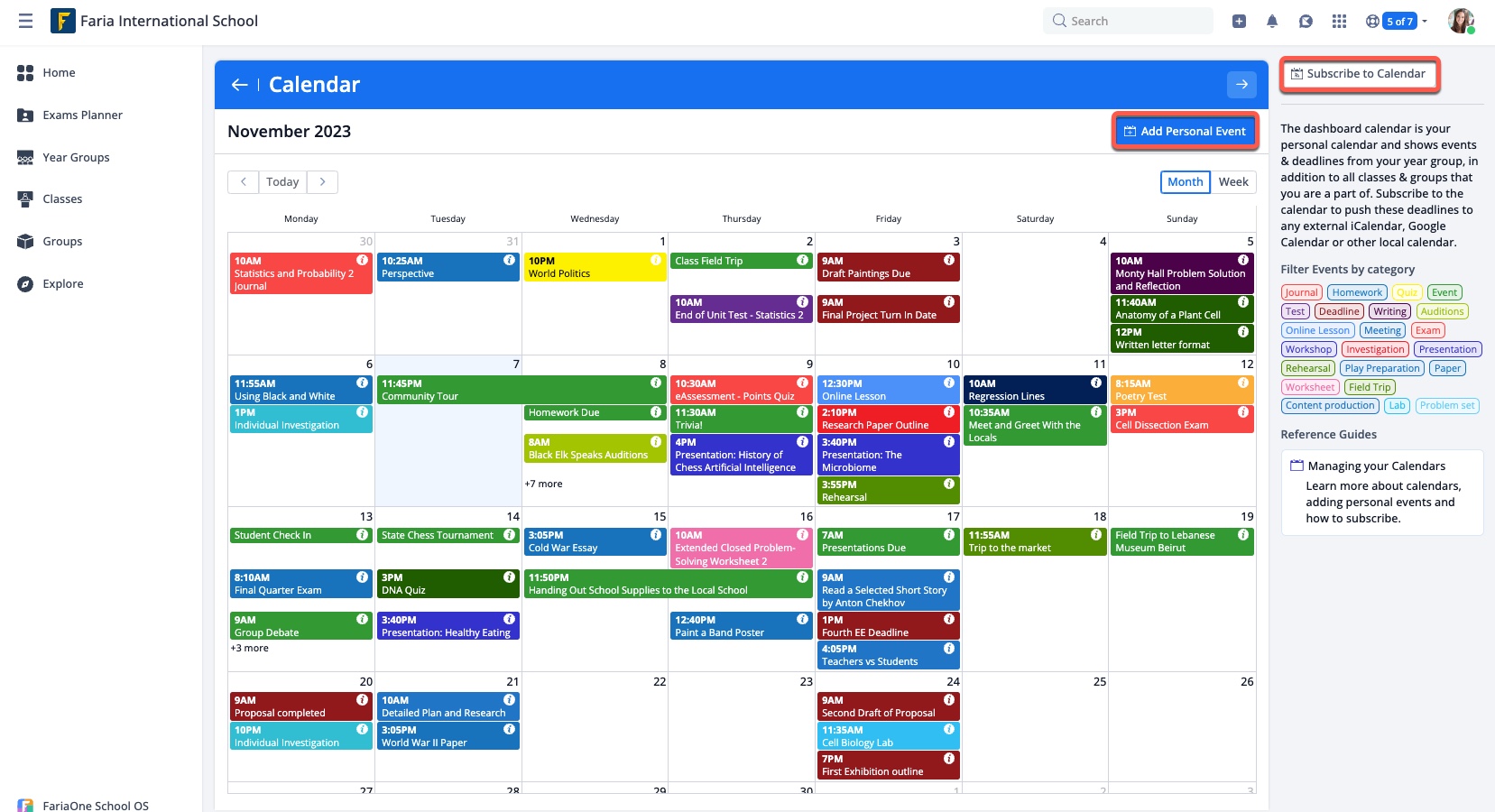 Navigating ManageBac+ as a Student – ManageBac+ Help Centre