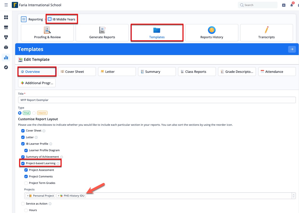 MYP Interdisciplinary Unit Plans & Assessment – ManageBac+ Help Centre