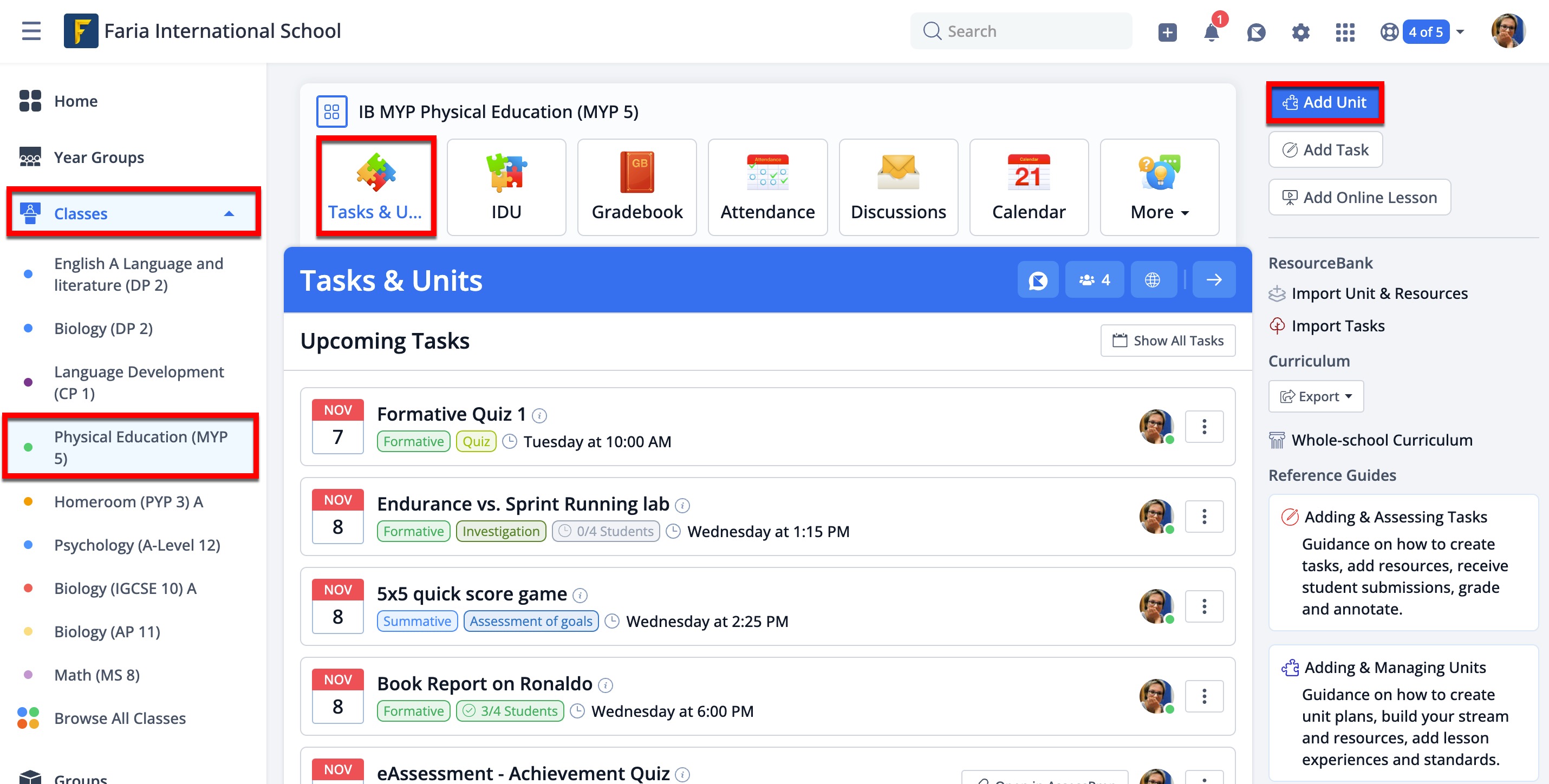 Creating IB MYP Unit Plans – ManageBac+ Help Centre