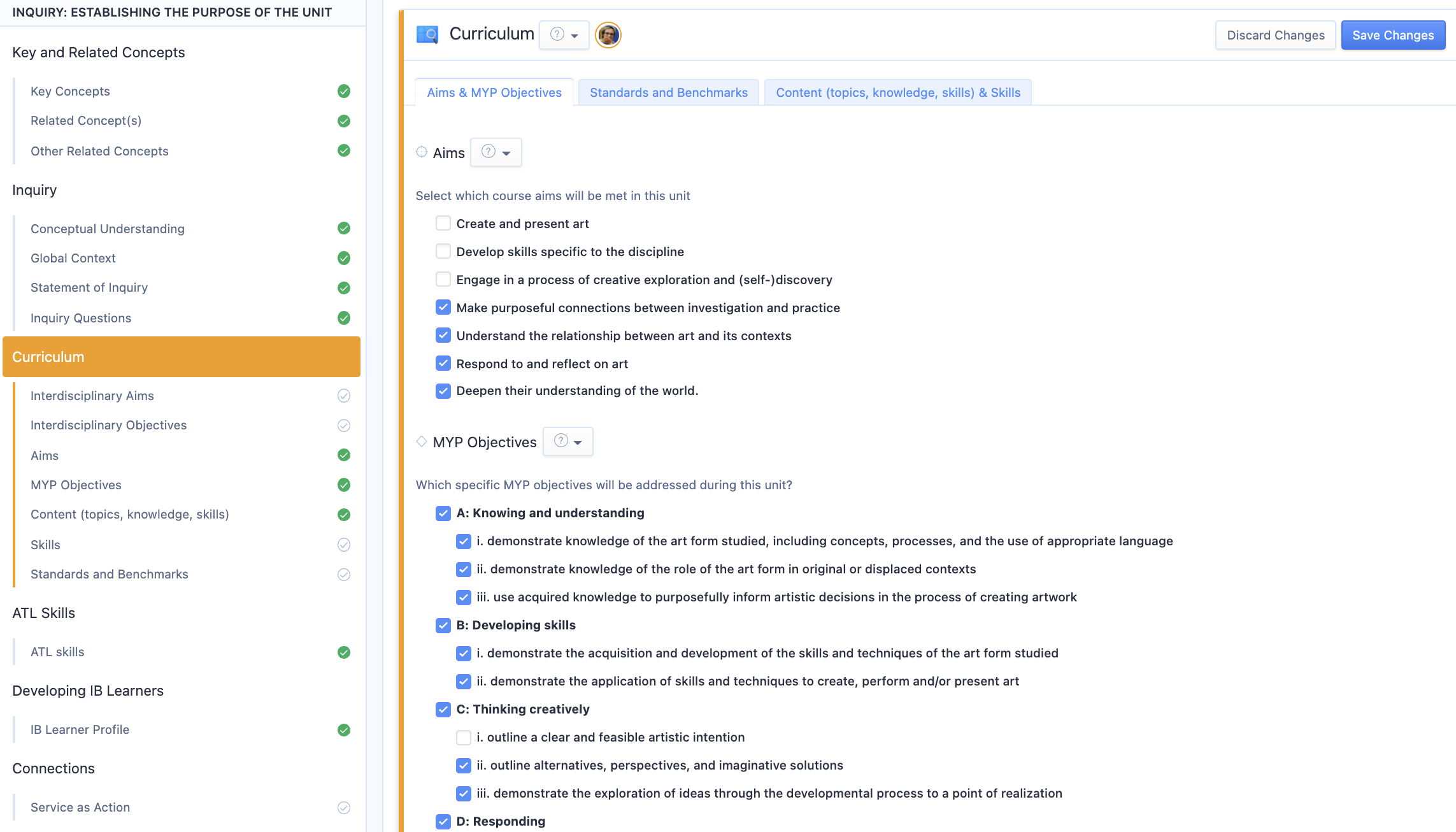 Creating IB MYP Unit Plans – ManageBac