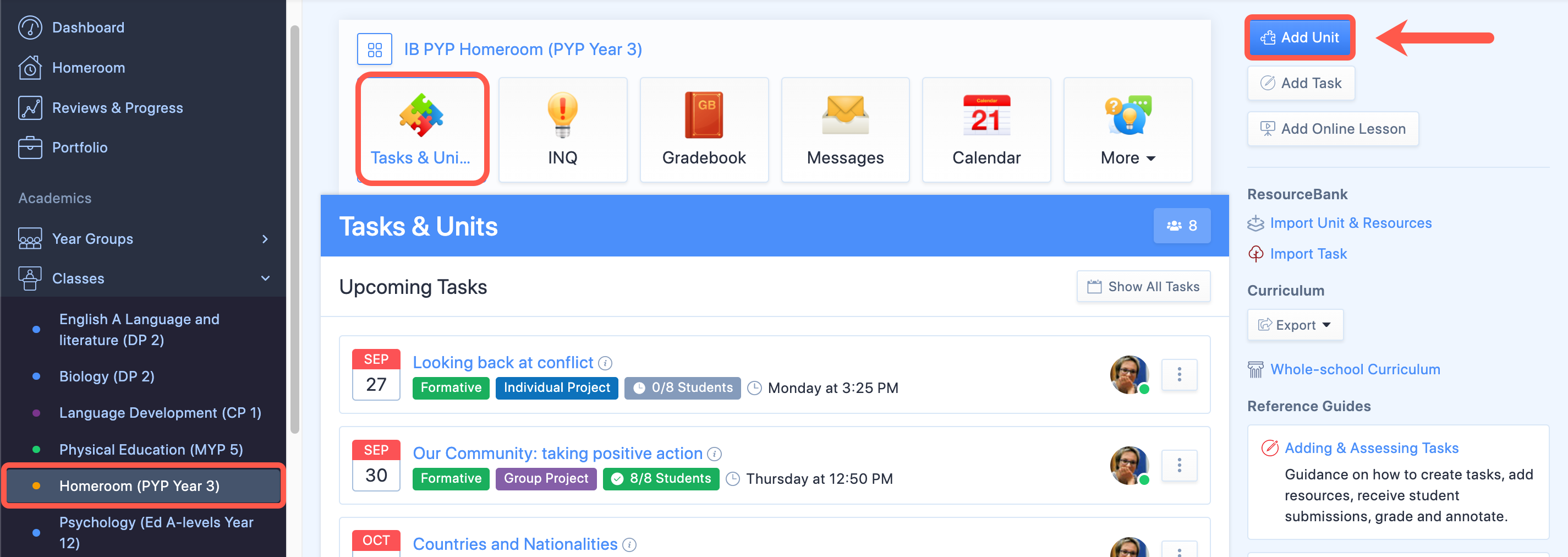 Creating IB PYP Unit Plans – ManageBac+ Help Centre
