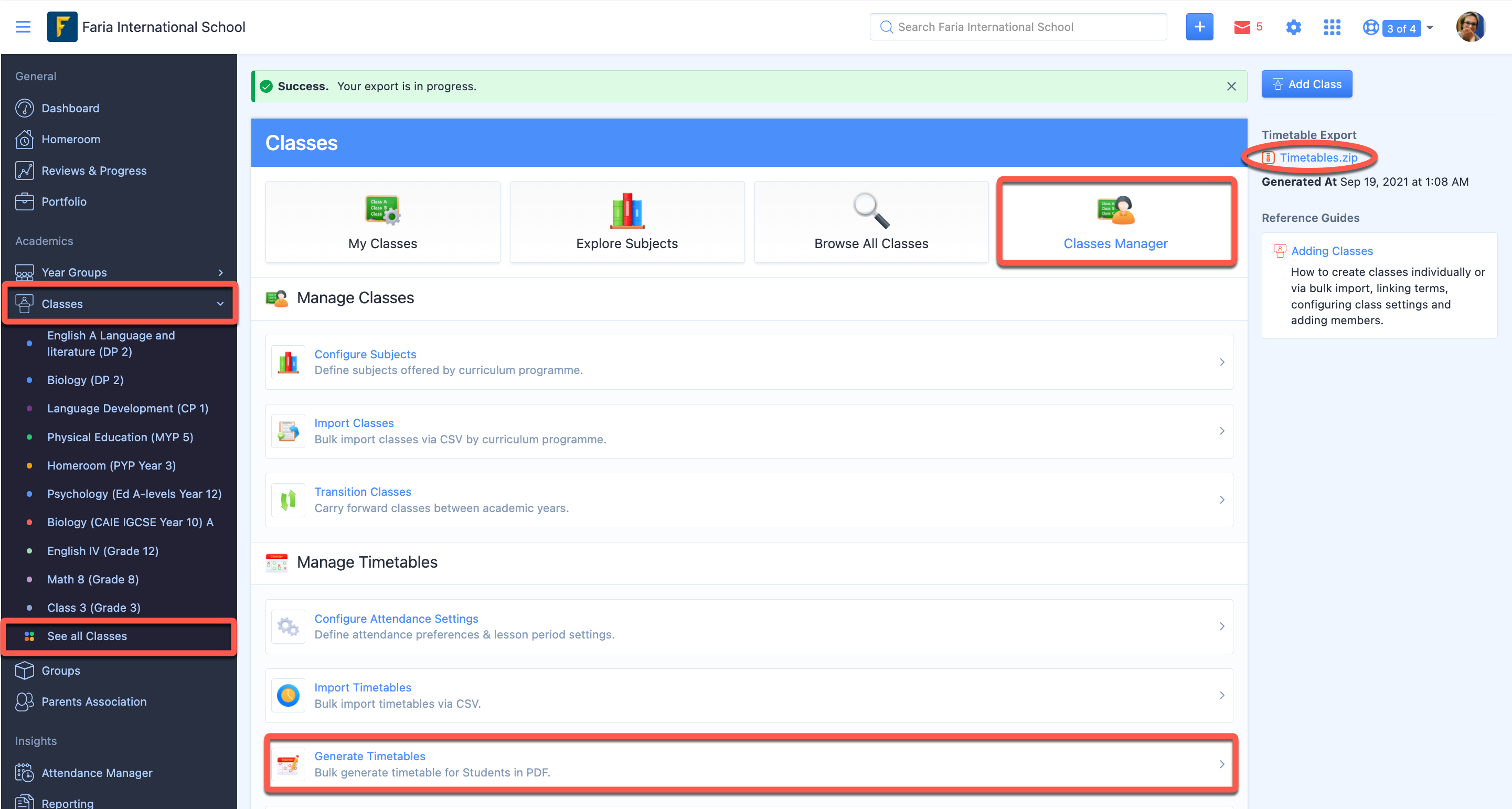Using ManageBac+ to track Attendance QuickStart Guide – ManageBac+ Help ...
