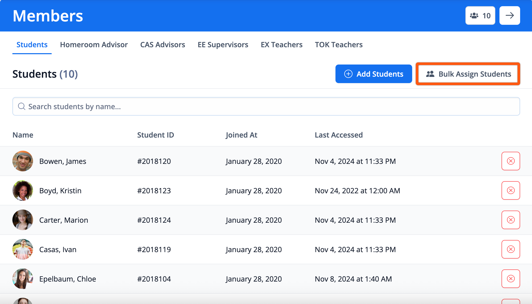 Assigning Extended Essay (EE) Supervisors – ManageBac+ Help Centre