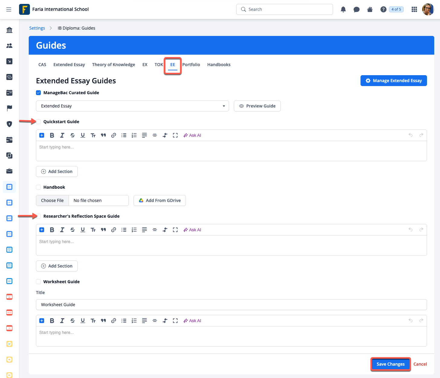 Configuring & Enabling Extended Essay (EE) Worksheets – ManageBac+ Help ...