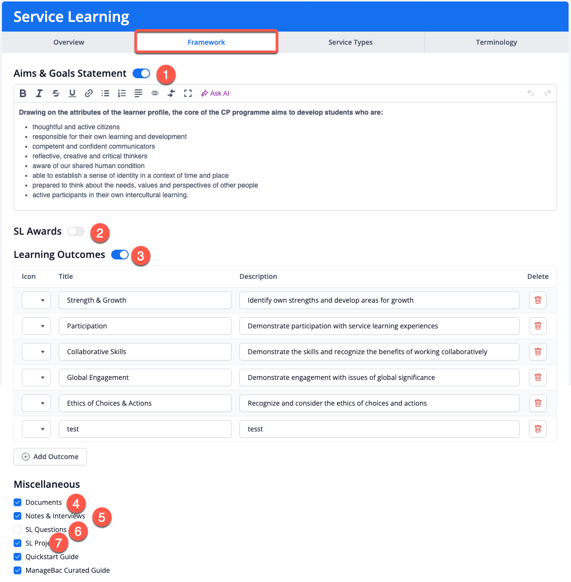 Configuring & Enabling Service Learning (SL) Worksheets – ManageBac+ ...
