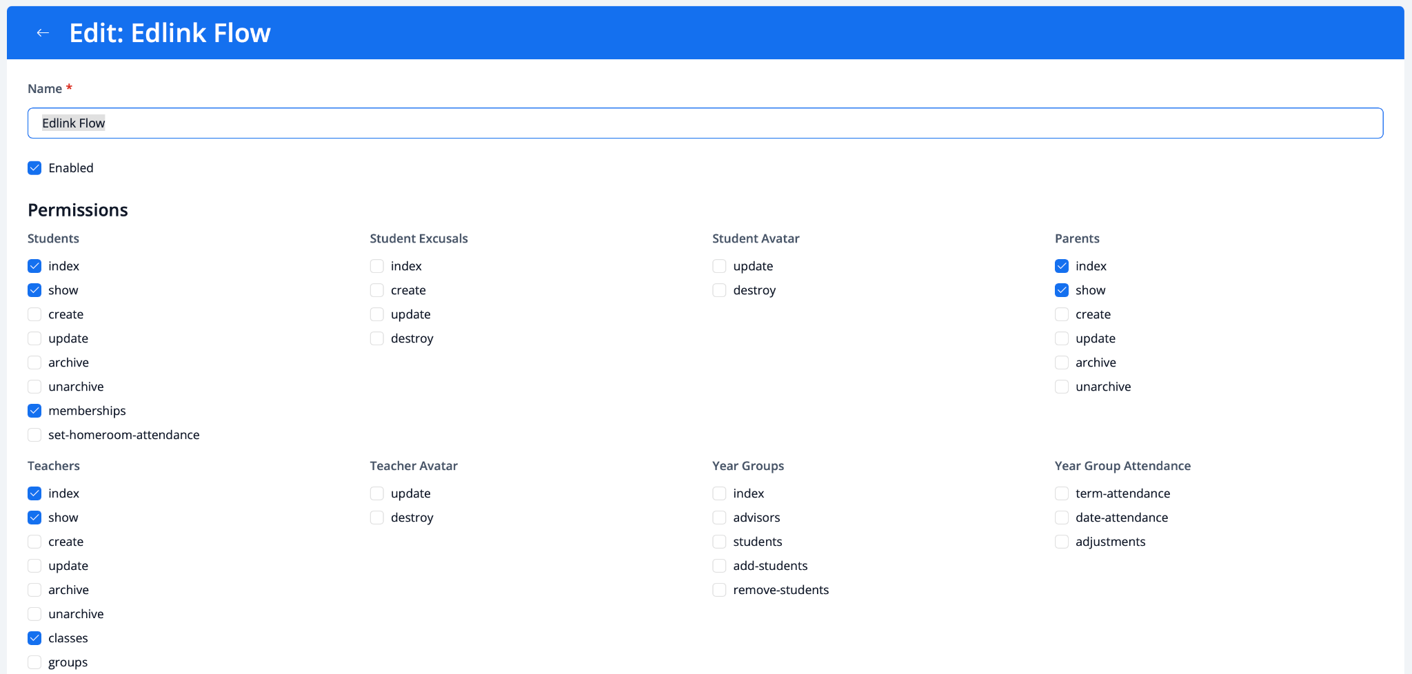 Configurating ManageBac+ for Edlink Flow – ManageBac+ Help Centre