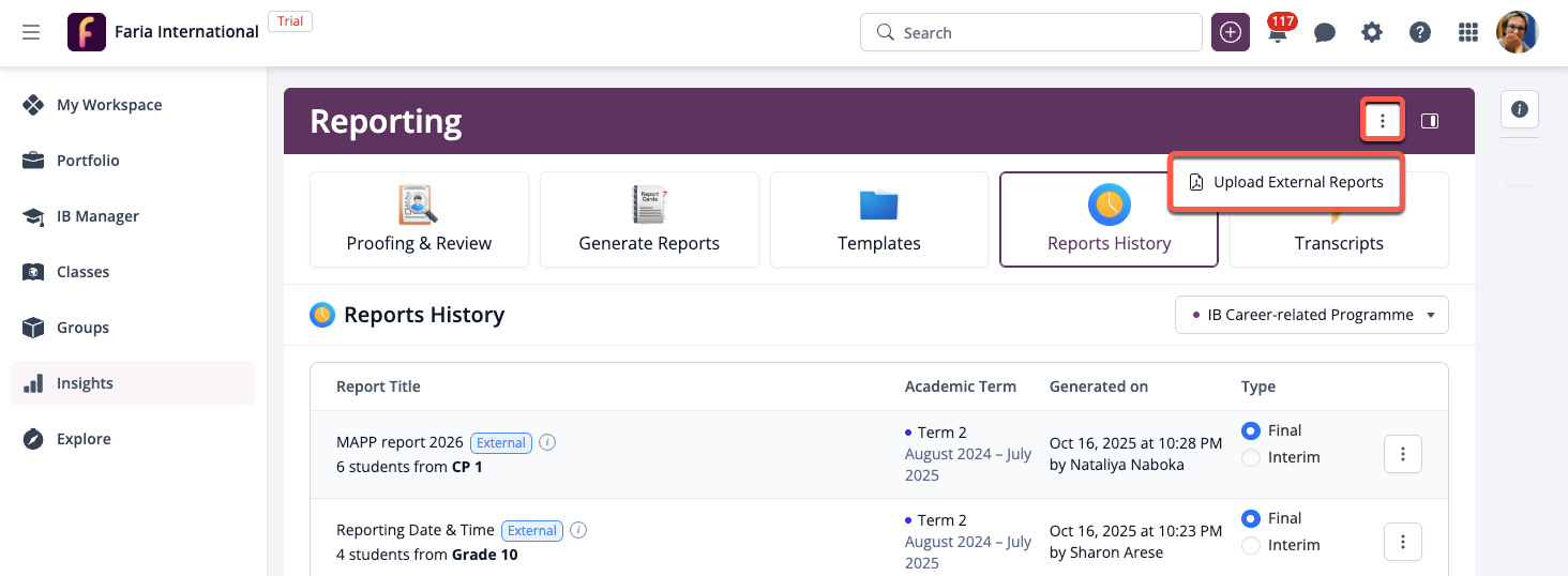 What's New in ManageBac+ – ManageBac+ Help Centre